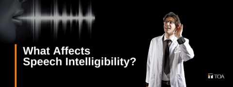 What affects speech intelligibility? | Sound Talks | TOA