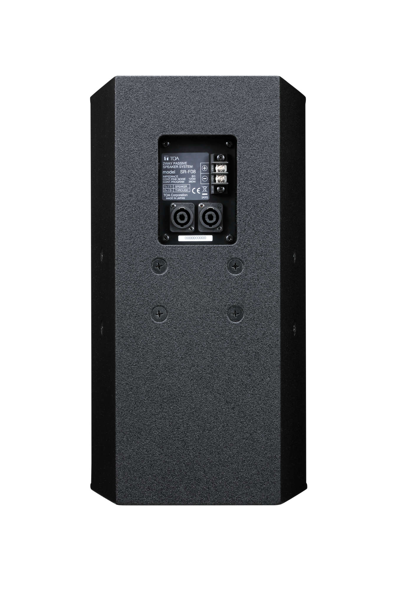 SR-F08 | 2-Way Passive Speaker System | Products | TOA India Pvt. Ltd.