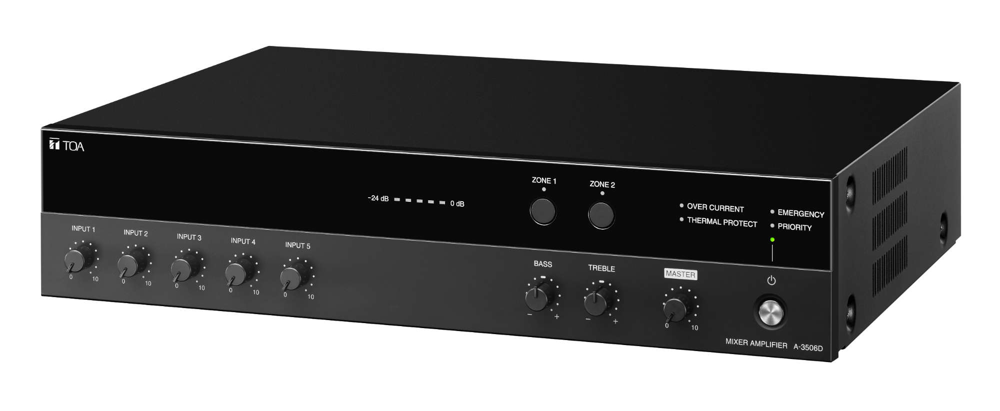 A-3512D | A-3500D Series Digital Mixer Amplifier | Products | TOA India Pvt. Ltd.